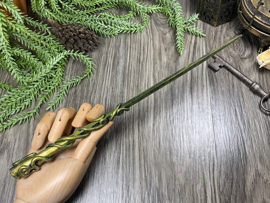 Green Vine Wand Trixis Twisted Wands - Etsy