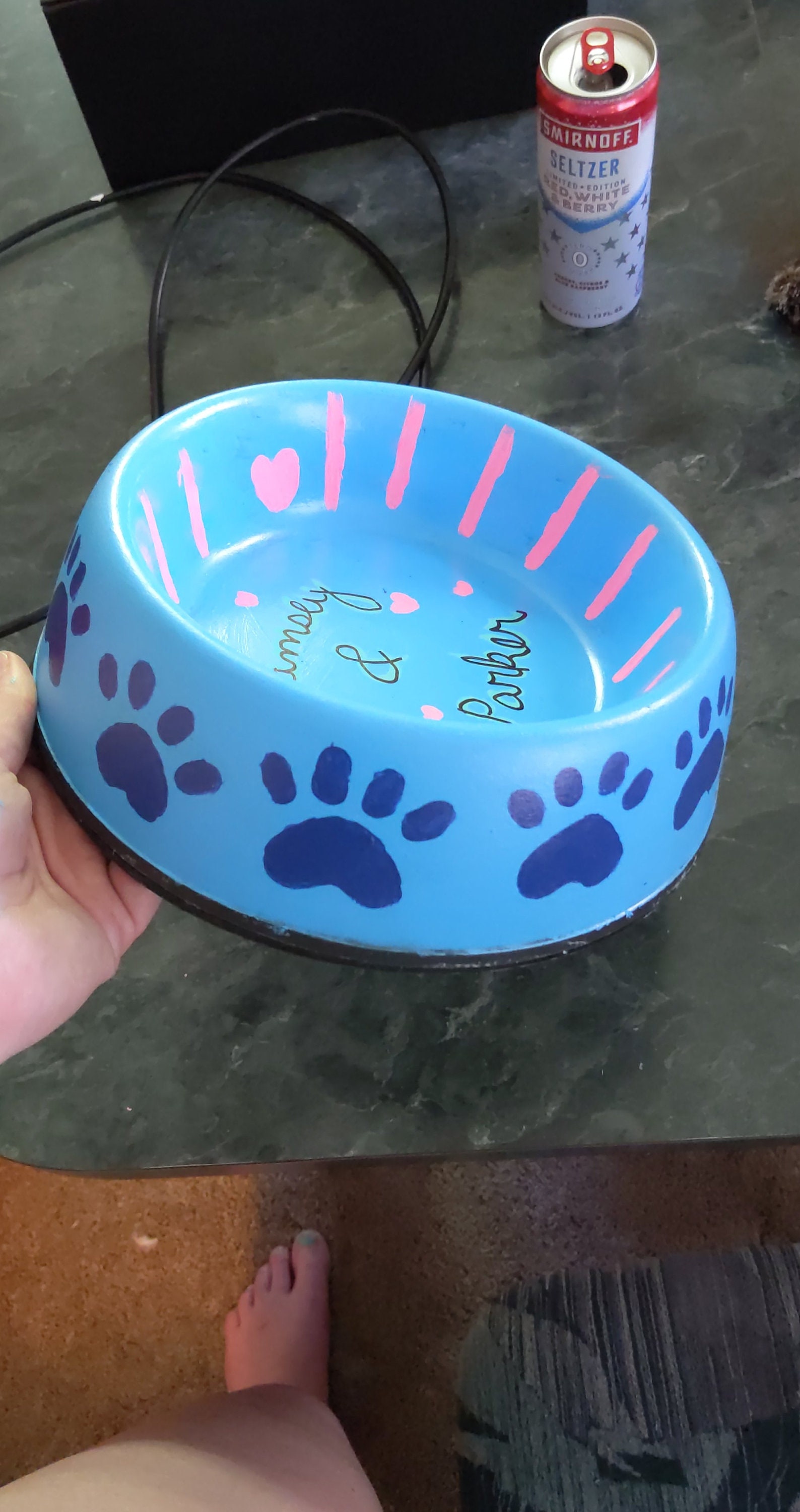 Decorative Dog Bowl - Etsy