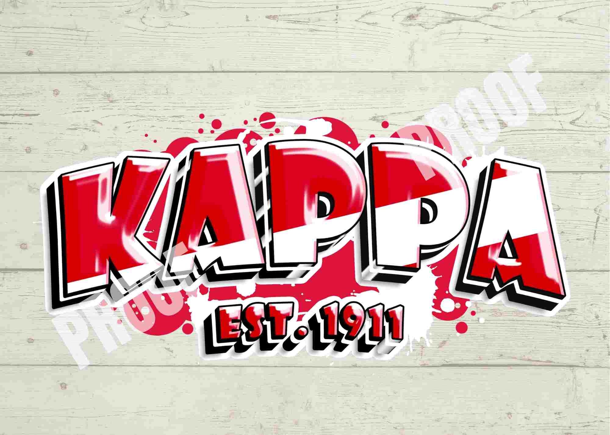 KAPPA Transparent PNG Digital Design | Etsy
