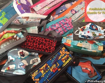 Kids face mask | Etsy