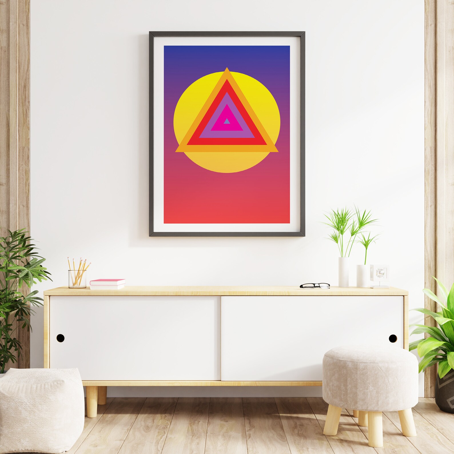 Geoart Modern Composition art Print Modern Abstract Bauhaus - Etsy