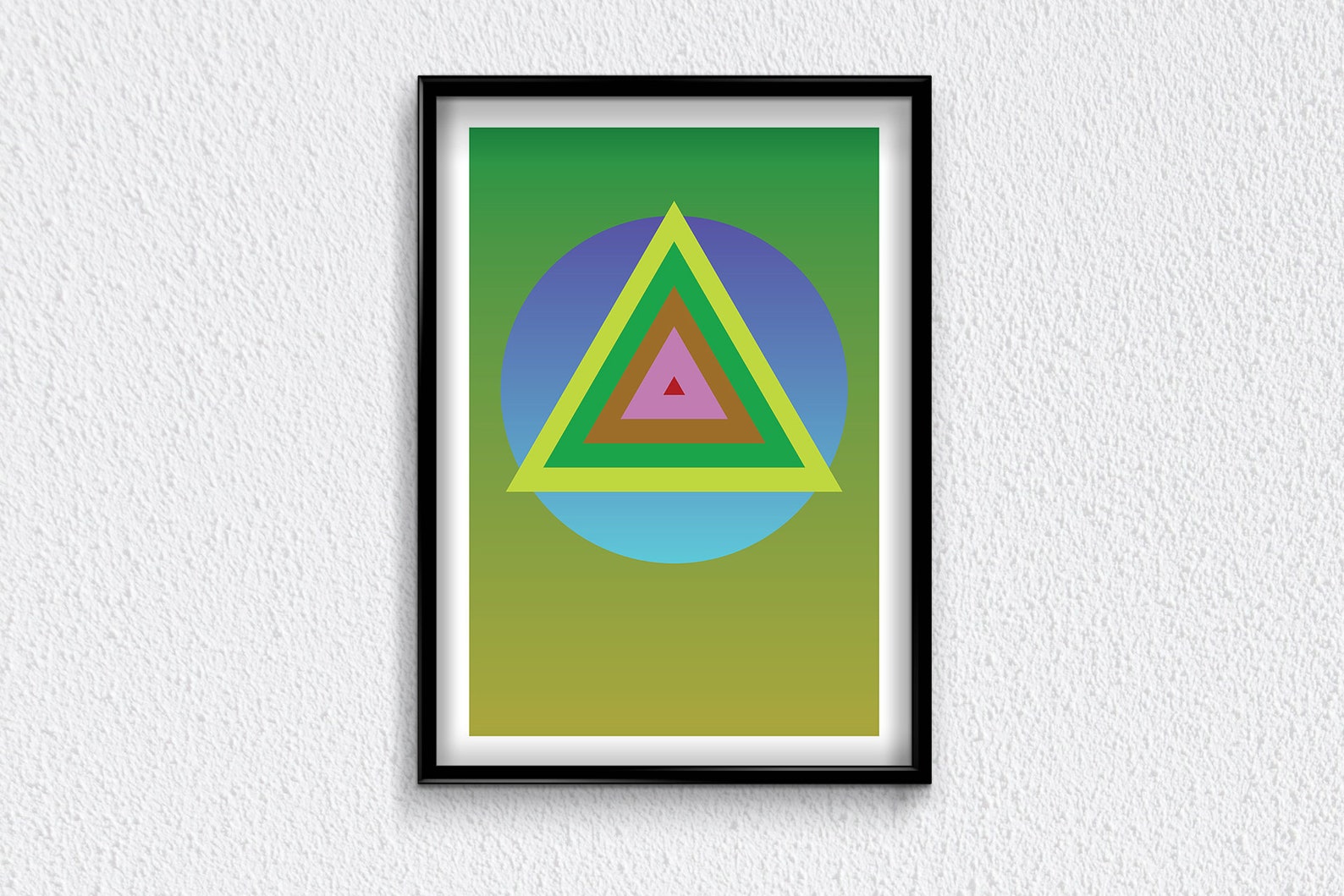 GeoArt Modern Composition Art Print Modern Abstract | Etsy