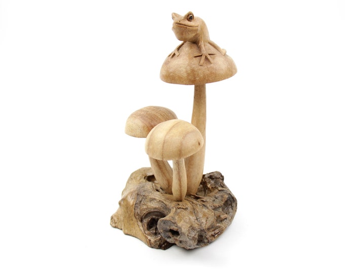 Primitive Wooden Frog - Rustic Frog - Country Decor - Wood Shelf Sitter ...