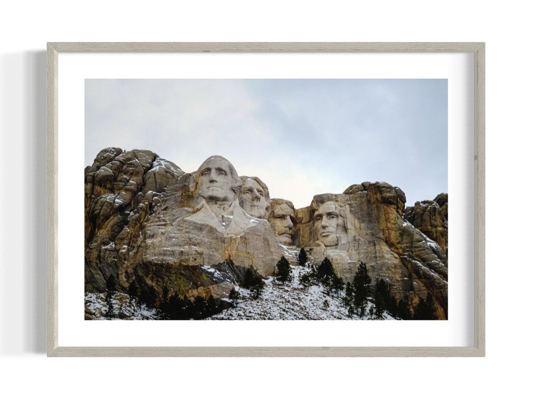 Mount Rushmore Print, South Dakota Photography, Travel Wall Art ...