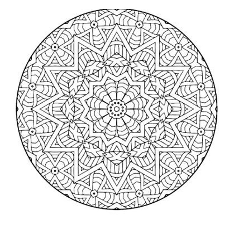 Mandala Design Circle X 20 - Etsy