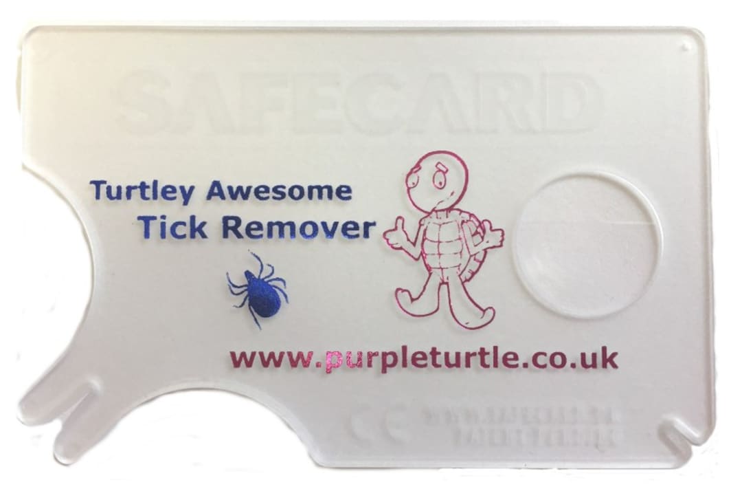 Purple Turtle Tick Card Tick Removal Tool - Etsy