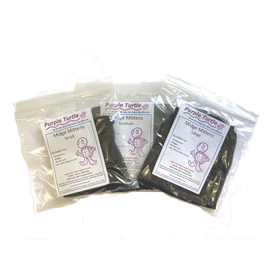 Purple Turtle Midge Mittens - Etsy