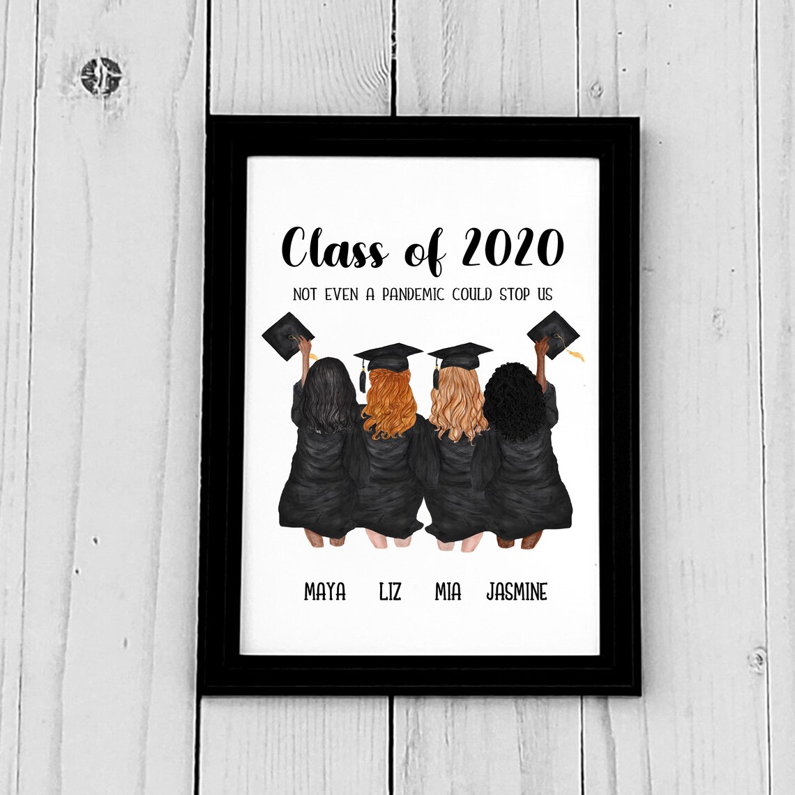 Custom Graduation Card // Graduation Print // Class of 2022 // - Etsy