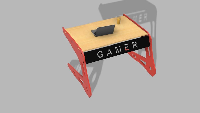 Digital Gamer Table DXF File 18mm File Table Cnc Laser Cut Custom ...