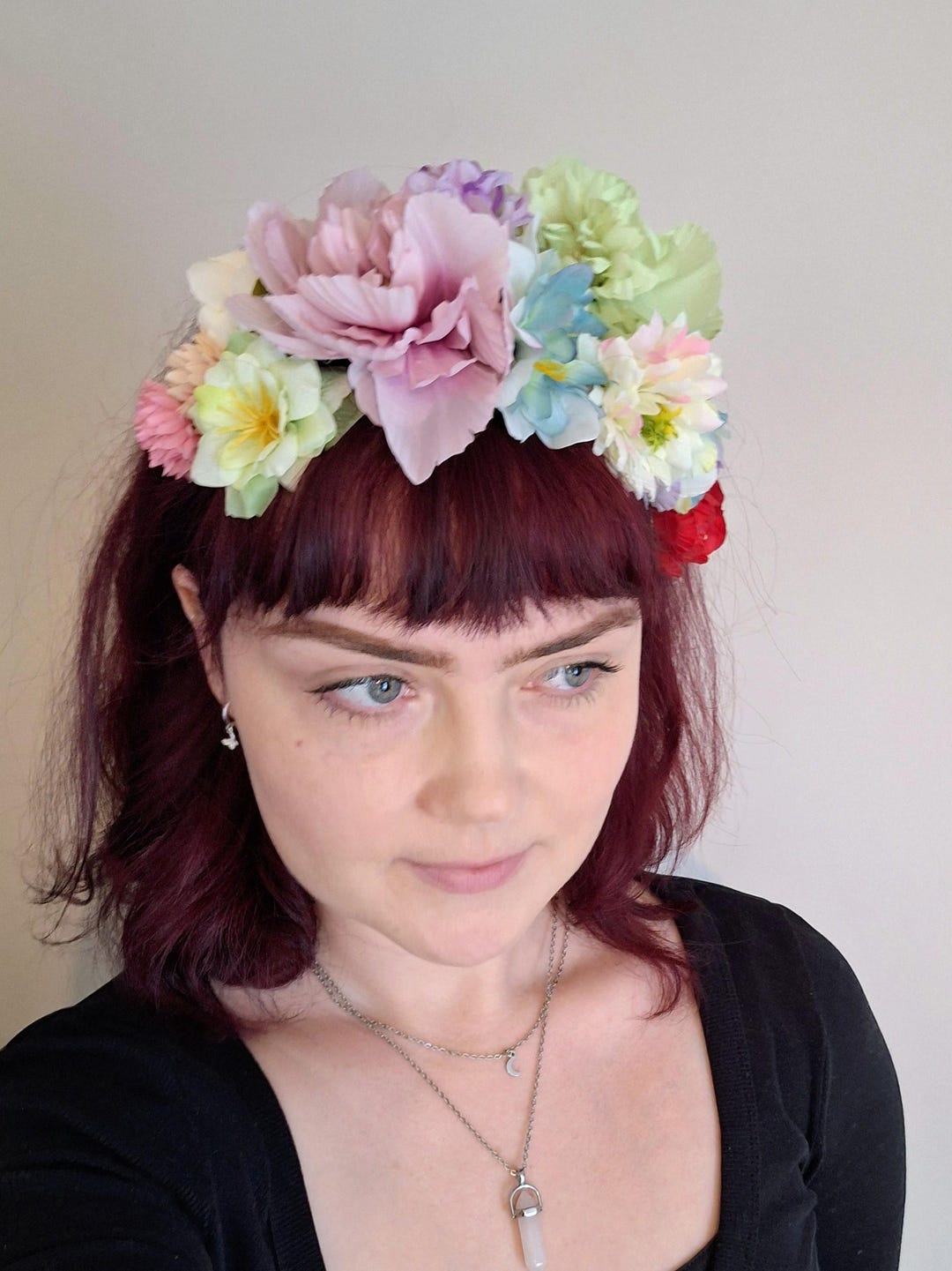 Fairy Flower Crown Beltane Flower Crown May Day Flower Crown Midsomar ...