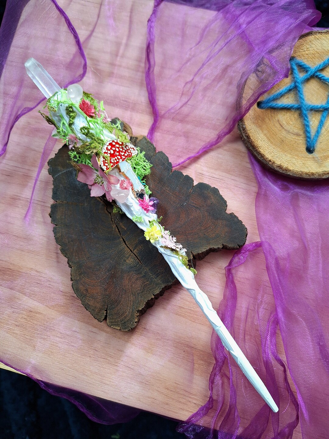 Faery Wand | Witches Wand | Magic Wand | Fairycore | Cottagecore - Etsy