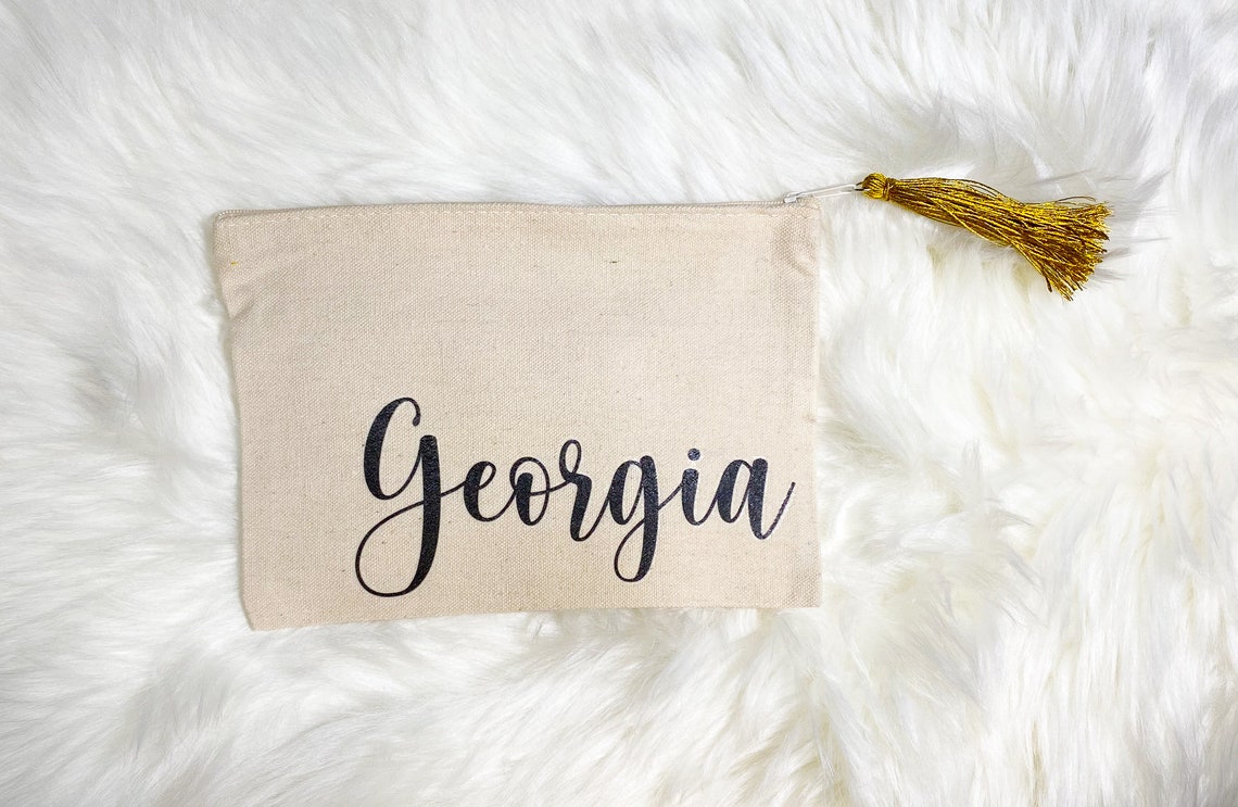 Customized Name Pouch/ Personalized Make up Bag for - Etsy