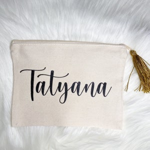Customized Name Pouch/ Personalized Make up Bag for | Etsy