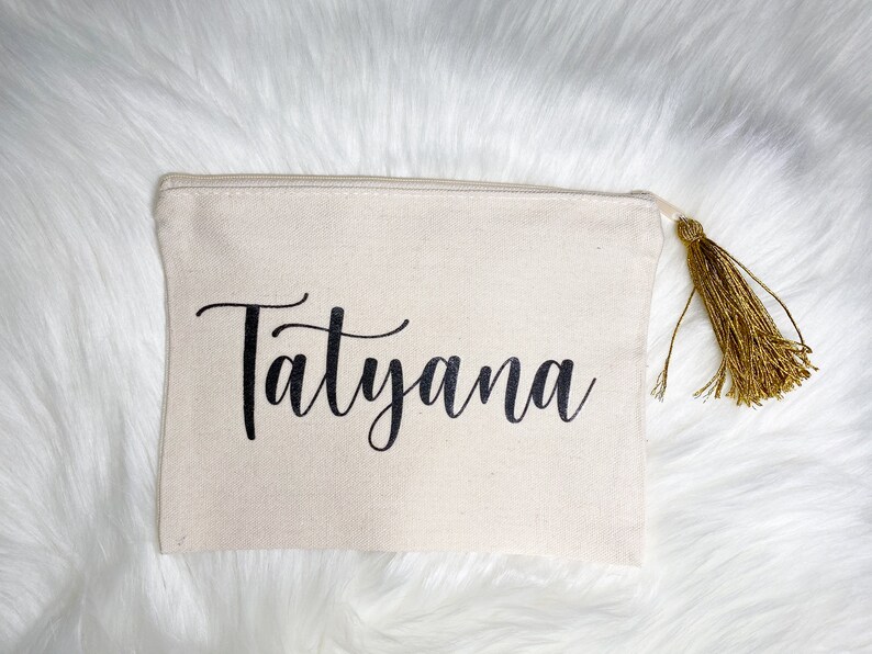 Customized Name Pouch/ Personalized Make up Bag for | Etsy