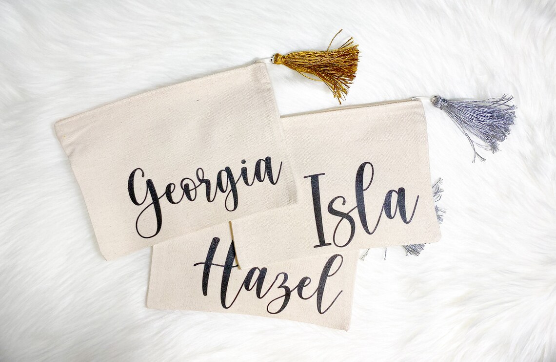 Customized Name Pouch/ Personalized Make up Bag for - Etsy