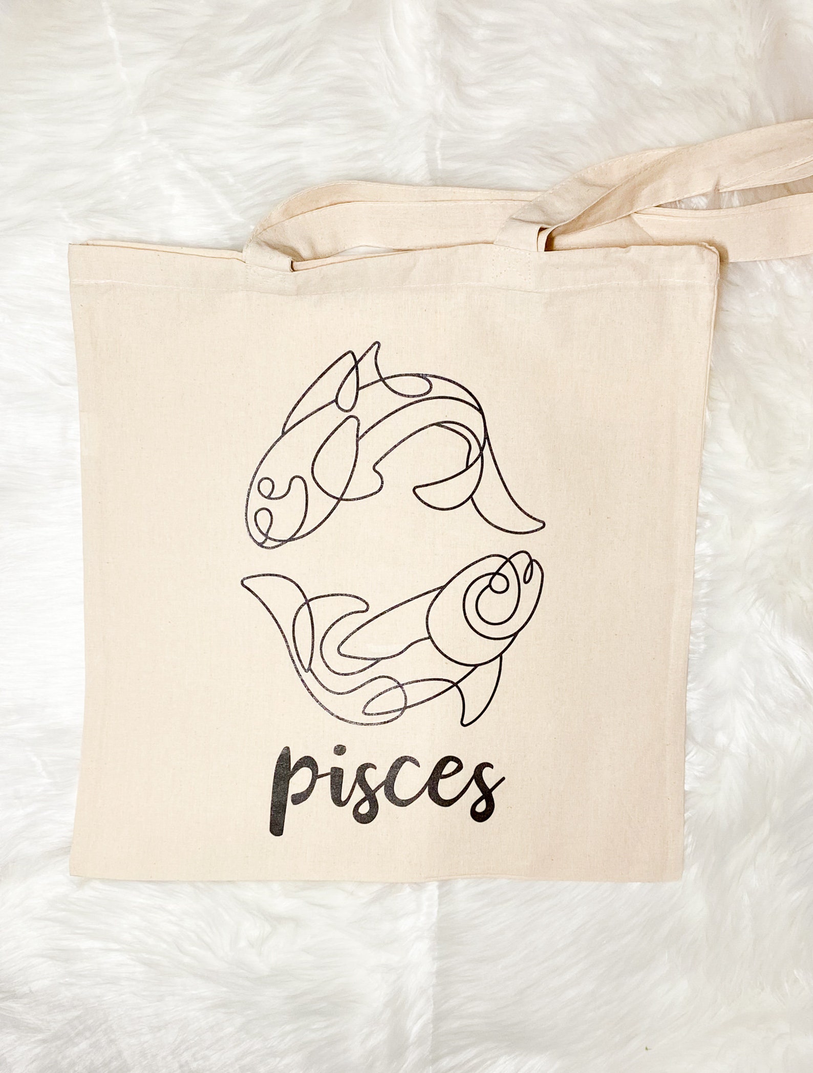 Pisces Zodiac Tote/ Pisces Start Sign Tote Bag/ Astrology - Etsy