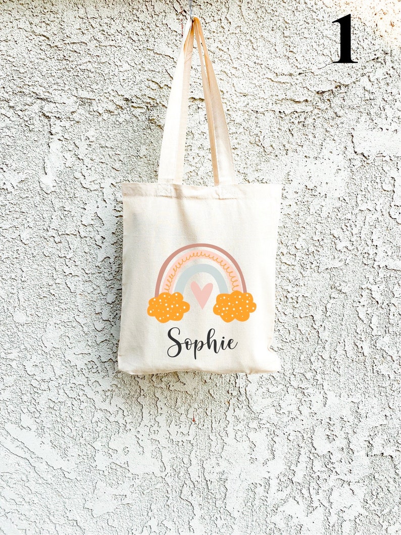 Boho Rainbow Bag for Kids Boho Tote Bags for Children Girl - Etsy