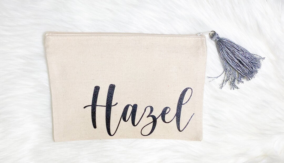 Customized Name Pouch/ Personalized Make up Bag for Bridesmaids ...