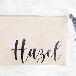 Customized Name Pouch/ Personalized Make up Bag for Bridesmaids ...