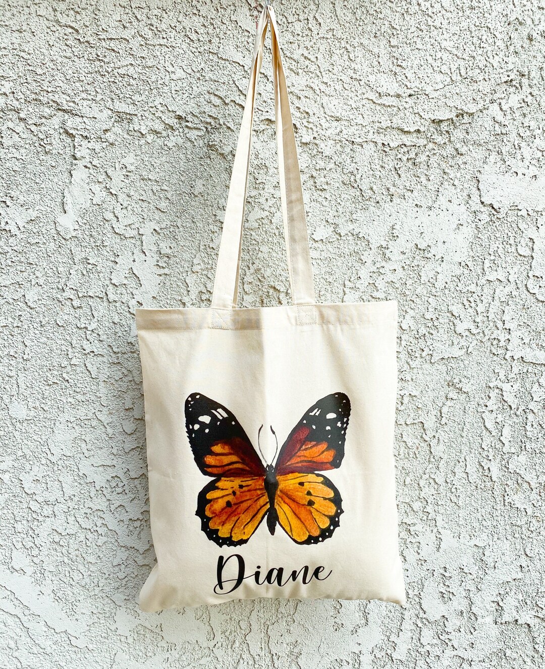 Butterfly Tote Bag Customized Butterfly Tote Butterfly - Etsy