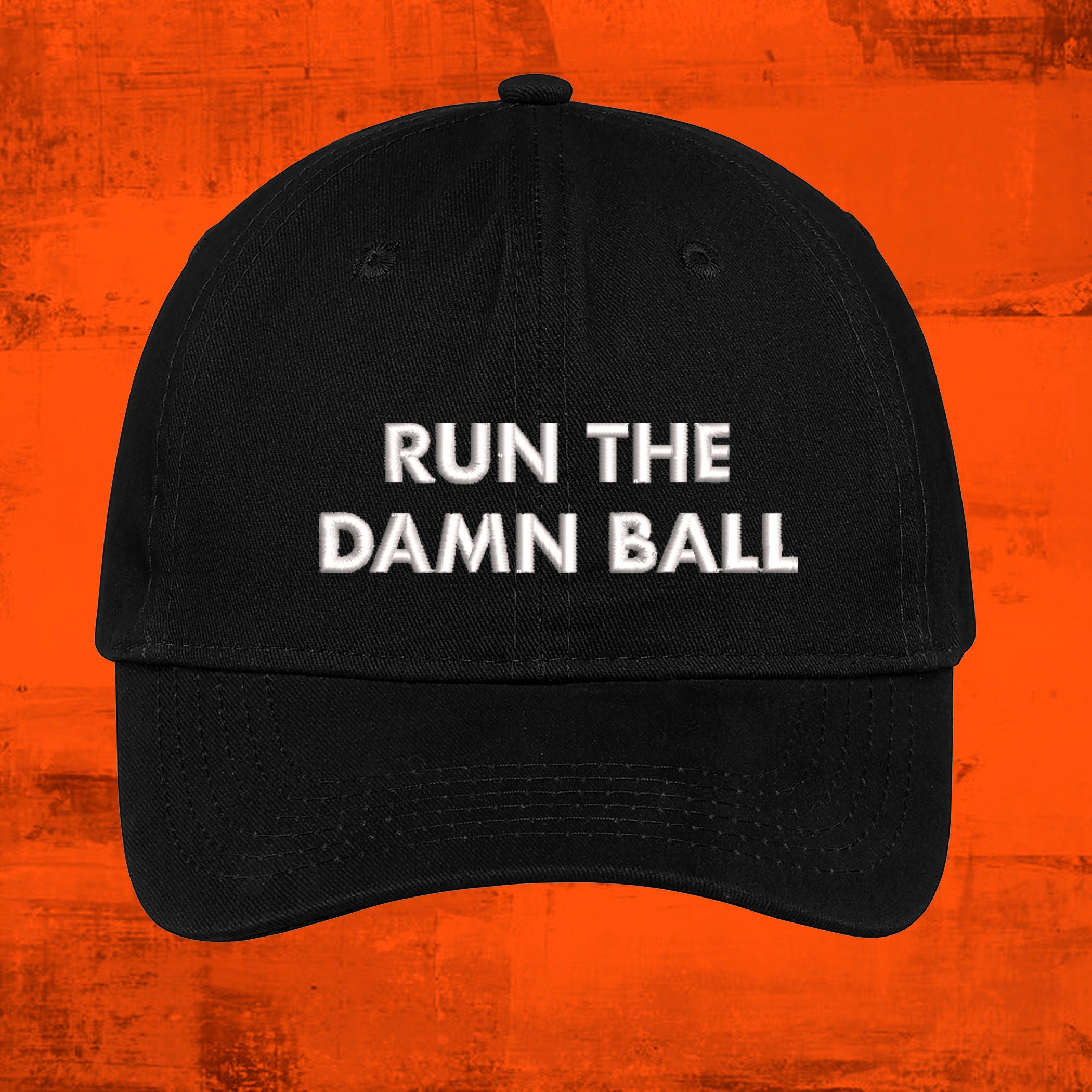 Run the Damn Ball Hat, Run the Damn Ball Cap, Dad Cap, Unisex Cap ...