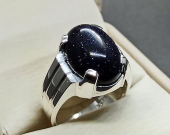 Mens Sunstone Ring - Etsy