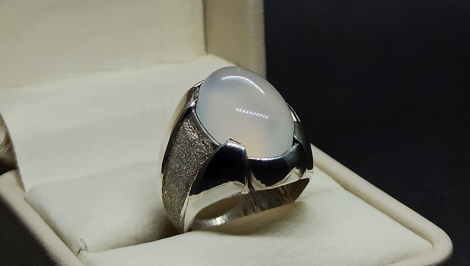 Natural Dur E Najaf Mens Ring Sterling Silver 925 Handmade - Etsy