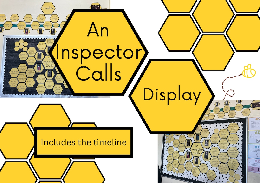 An Inspector Calls Display (timeline Included!) - Etsy
