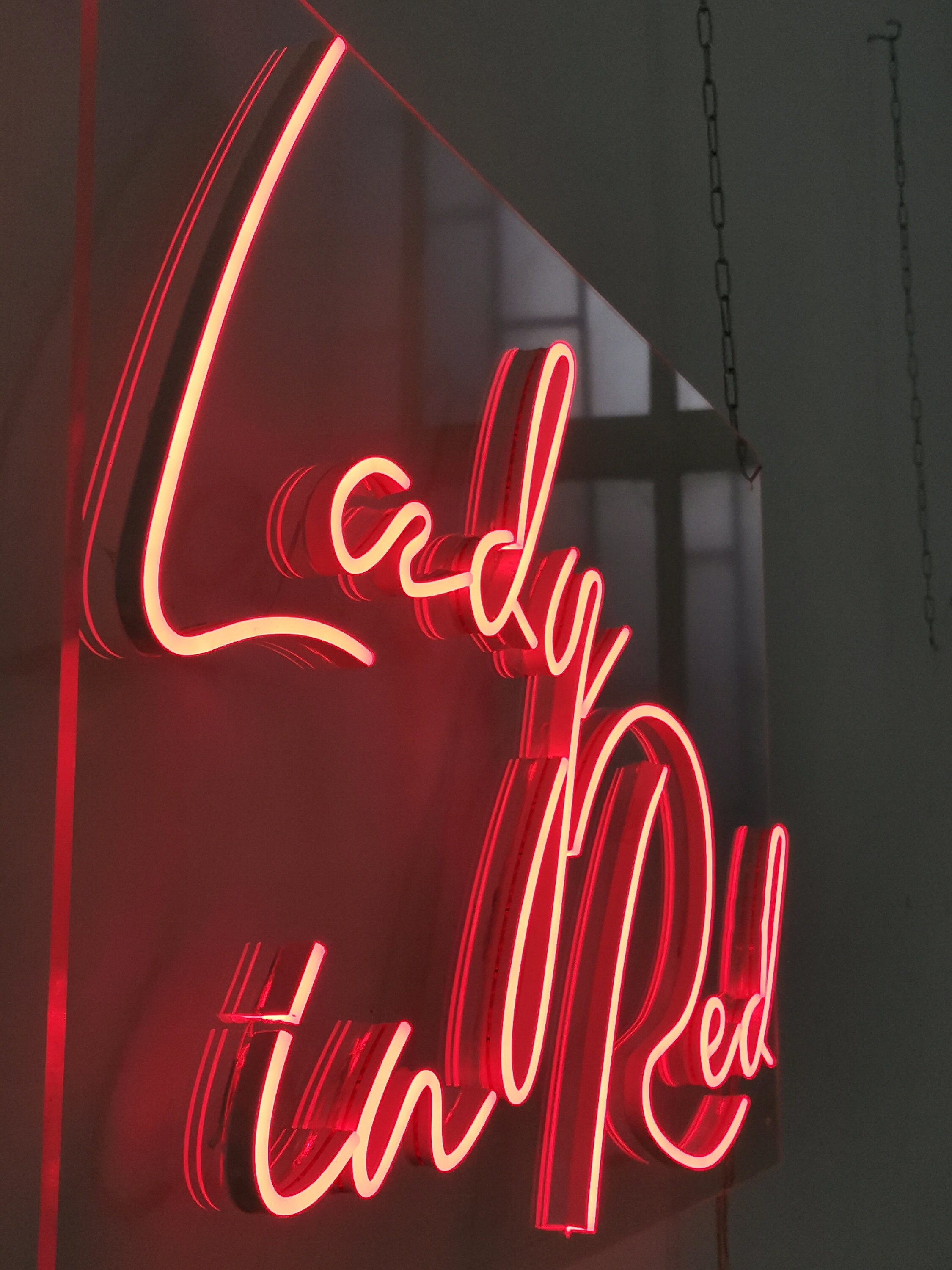 Lady in red Wedding Custom Neon Sign Flex Lady in red Neon | Etsy