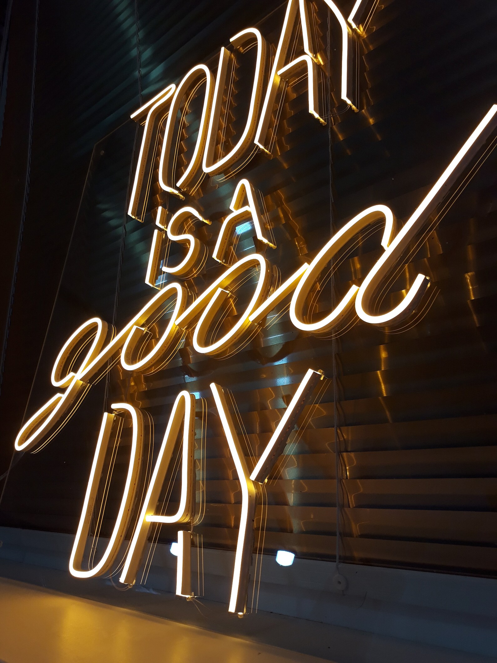 Today Is A Good Day Neon Sign Flex Neon Light Custom Neon Sign Etsy