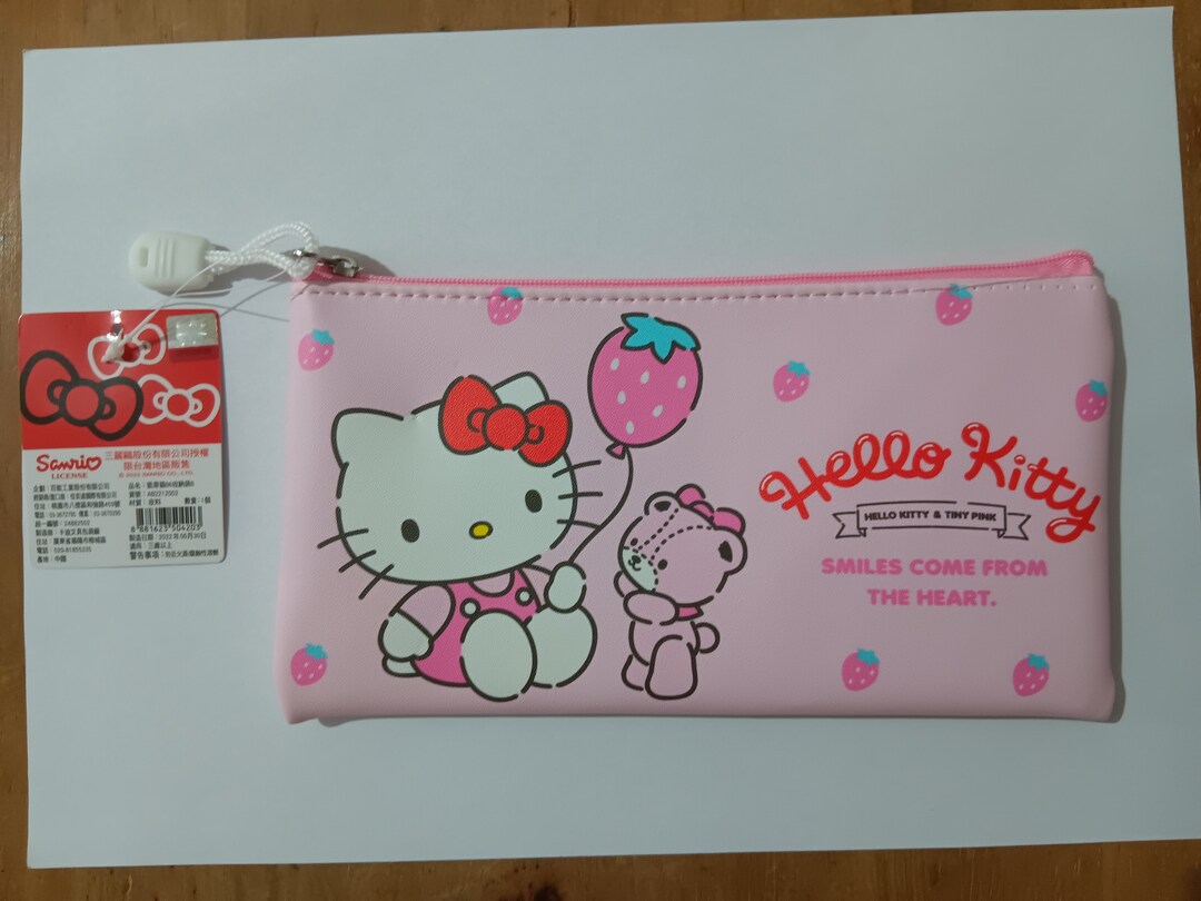 Cute Pink Hello Kitty Wallet Case Coin ID Card Documents Cards Holder ...