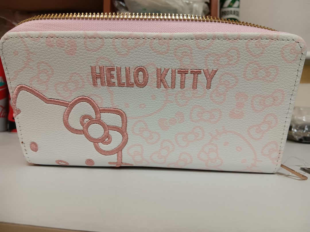 Hello Kitty Sanrio Last One New Zipped Pink Wallet to Hold Document ...