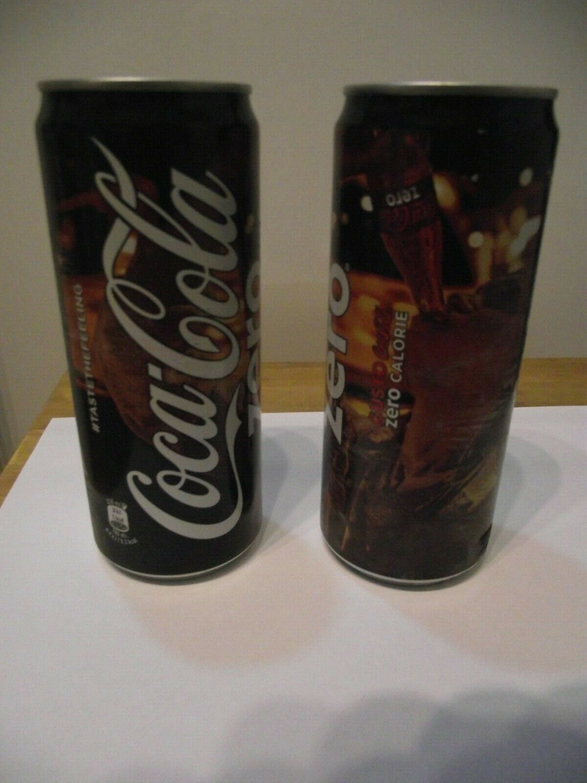4 Italy Exclusive Coca Cola Zero Cans 4 Different Designs 330 Ml Mint ...