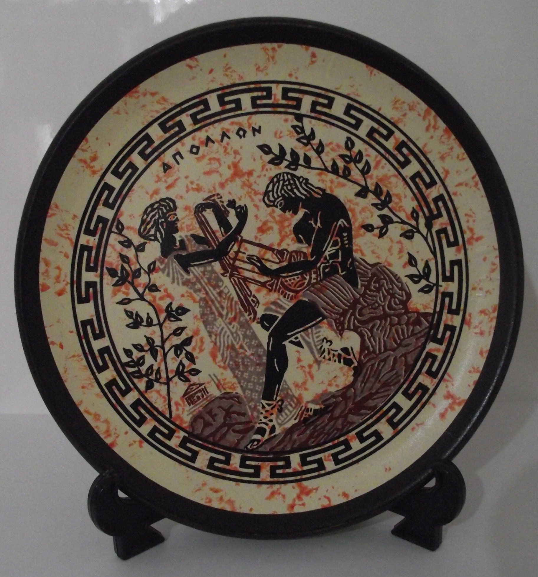 Antique Ancient Traditional Greek Mythology Ceramic Plate 19 Cm ...
