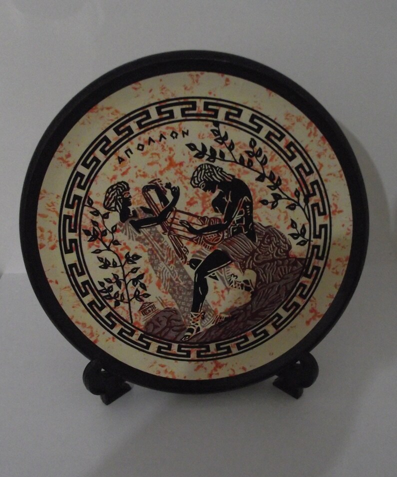 Antique Ancient Traditional Greek Mythology Ceramic Plate 19 Cm ...