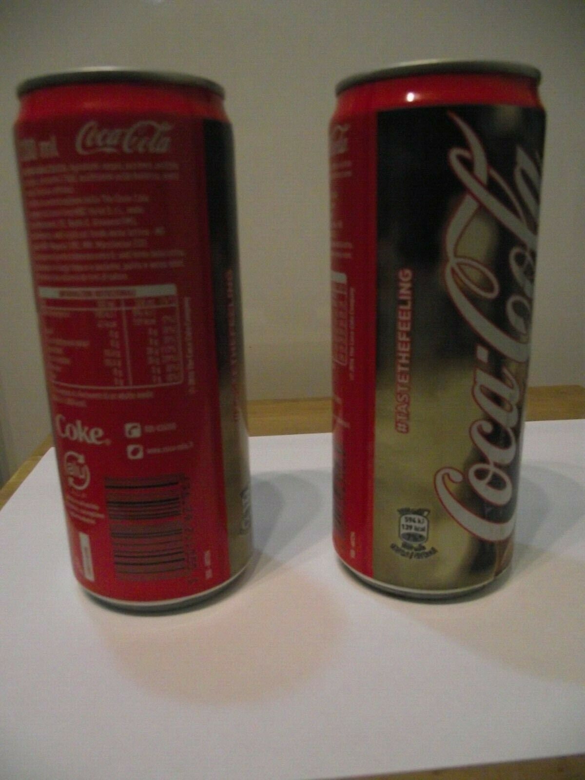 4 Italy Exclusive Coca Cola Zero Cans 4 Different Designs 330 Ml Mint ...