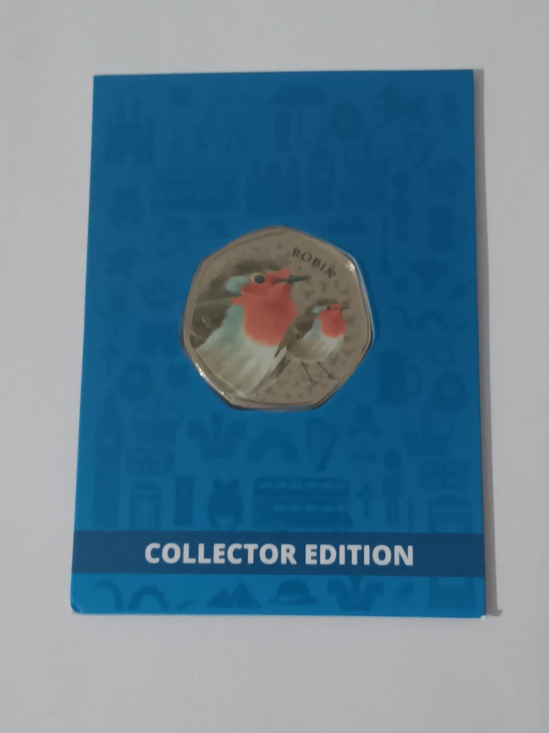 The Great Birds British Collection 50p Shaped Coin the Robin - Etsy UK
