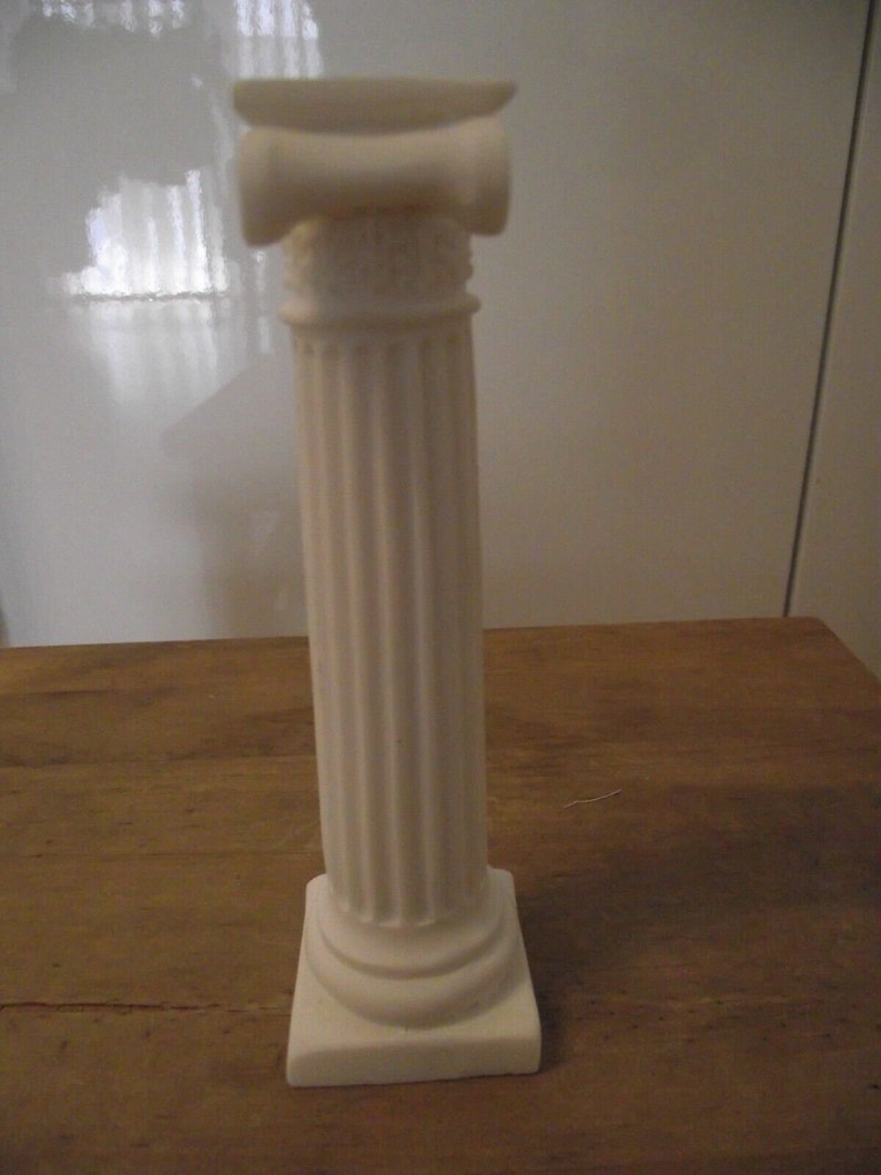 NEW Antique Ancient Greek Roman Style Marble Column Reproduction 16.5 ...