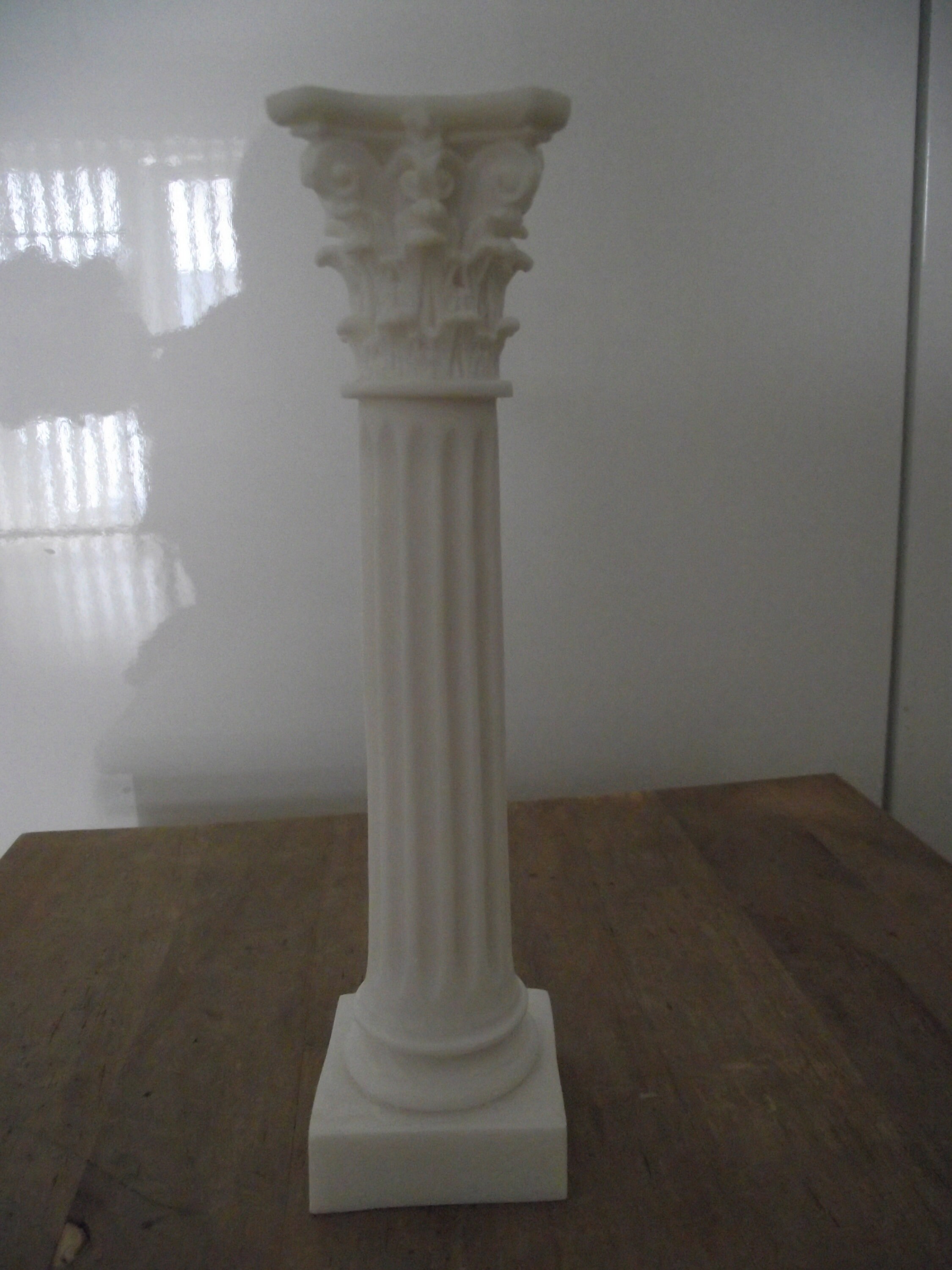 NEW Antique Ancient Greek Roman Style Marble Column Reproduction 20.7 ...