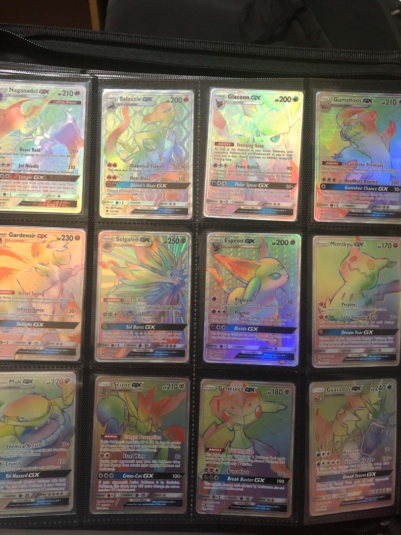 Pokemon Cards HYPER RARE Official Lot Ex Gx Mega Holo | Etsy