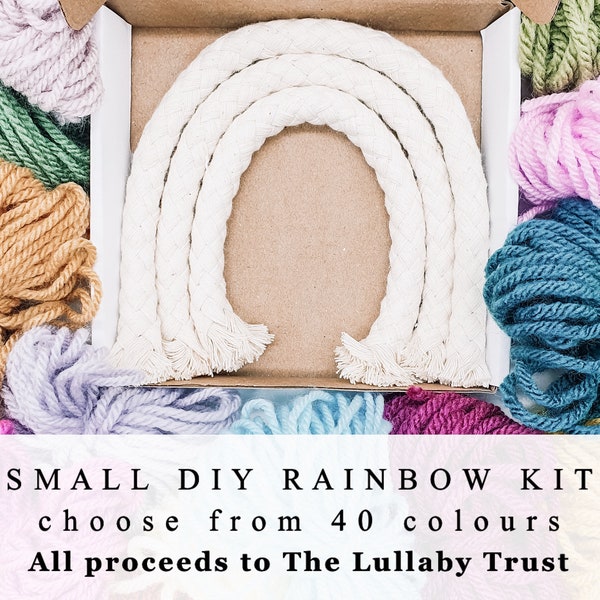 Rainbow Macrame Kit - Etsy