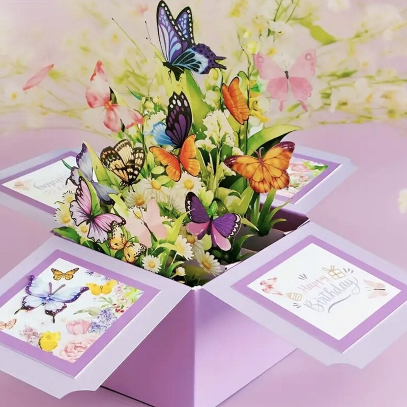 Birthday Pop up Cards - Etsy