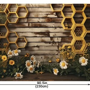 Rustic Honey Comb Backdrop | Perfect for Events | Baby Showers, Parties ...