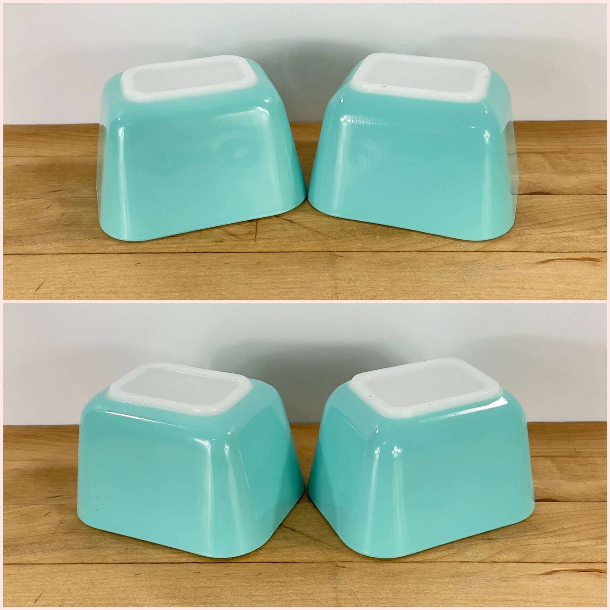 Pyrex Turquoise Blue Refrigerator Set With Lids Robins Egg Blue Pyrex ...
