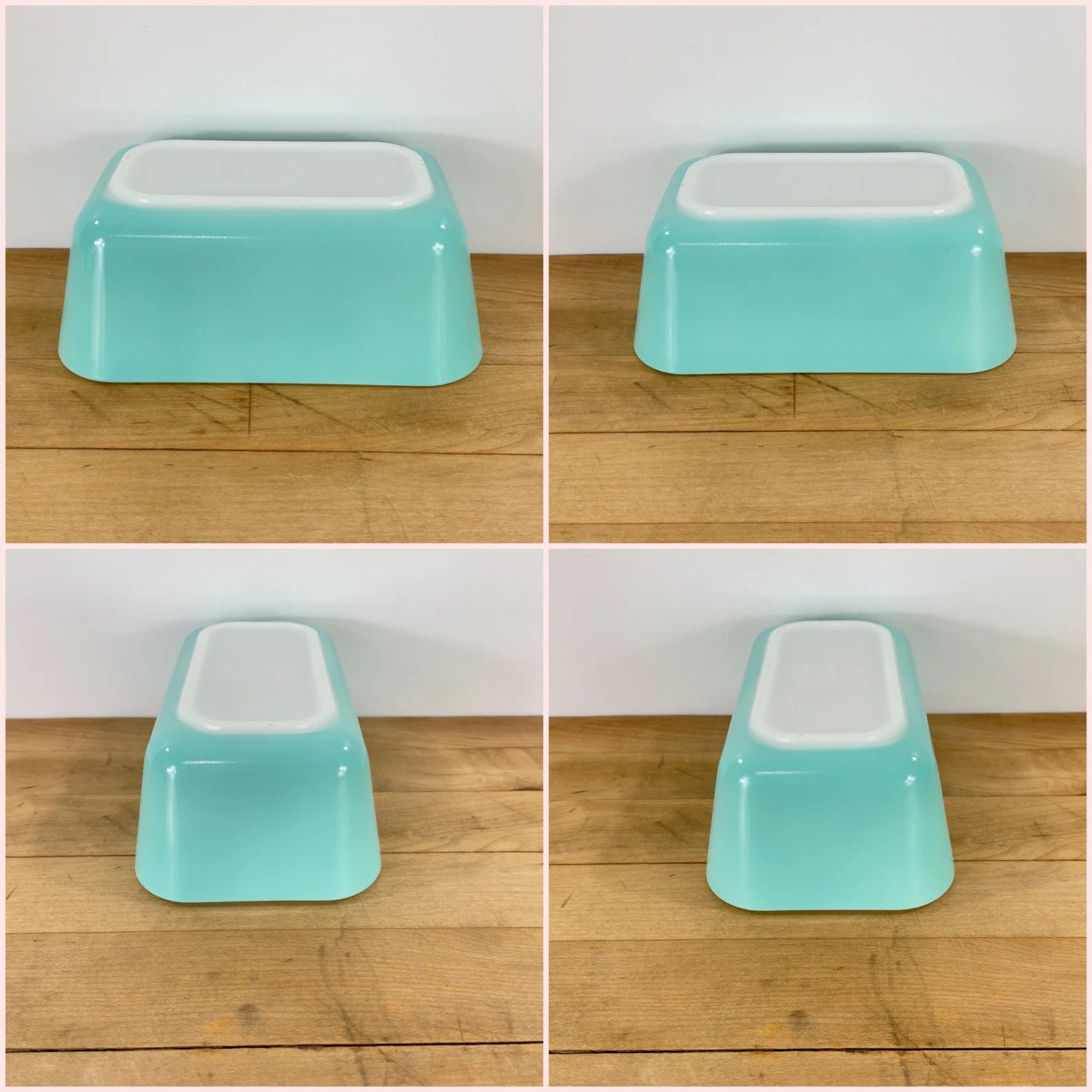 Pyrex Turquoise Blue Refrigerator Set With Lids Robins Egg Blue Pyrex ...