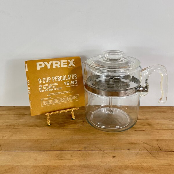 Pyrex Percolator Glass Stem 9 Cup - Etsy