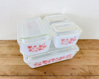 Pink Gooseberry Pyrex - Etsy