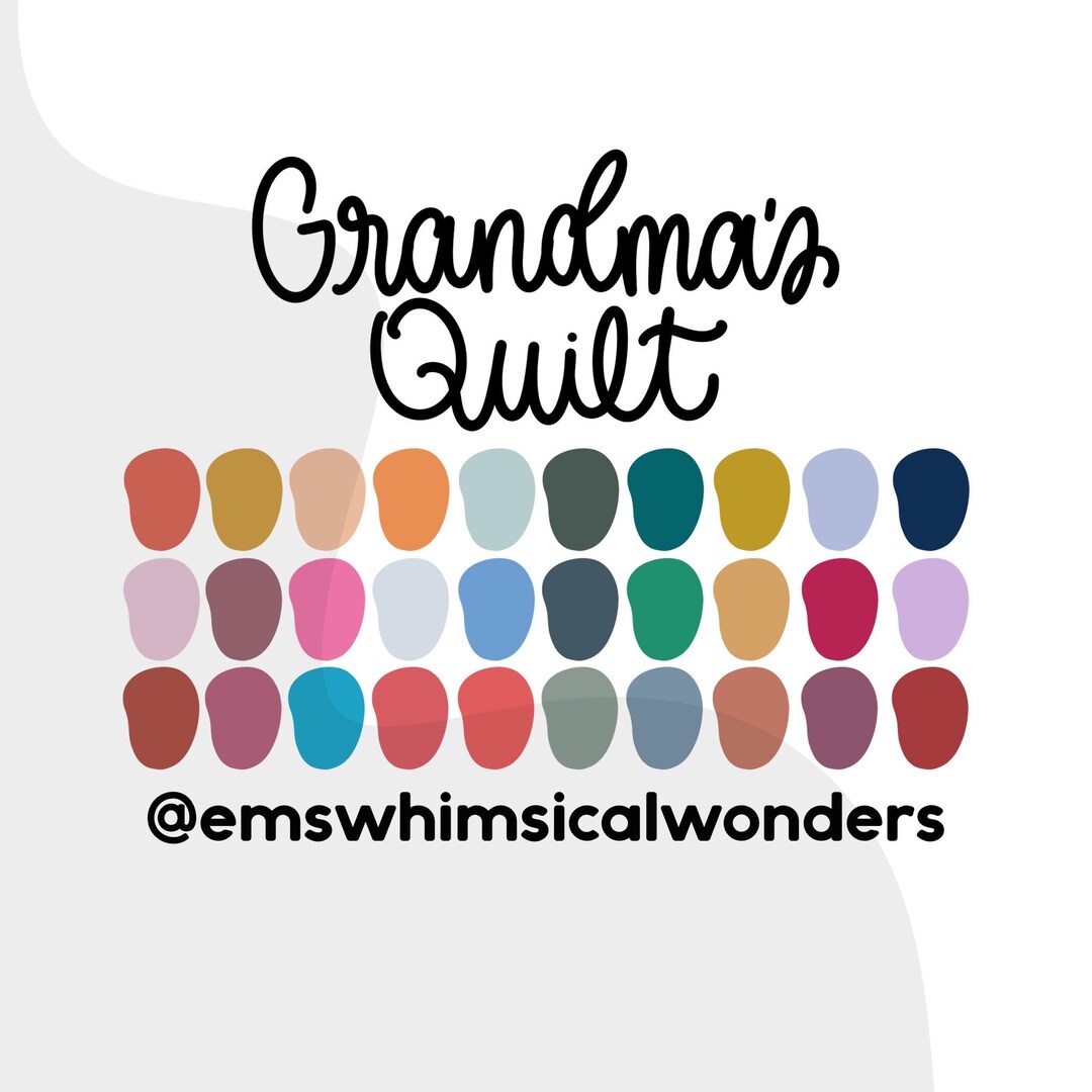 Grandma’s Quilt Color Palette, Pink, Vintage, Cute, Lovely, Bright ...