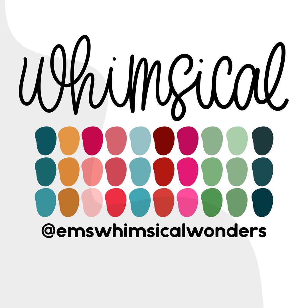 Whimsical Color Palette, Pastel Colors, Digital Download, Procreate ...