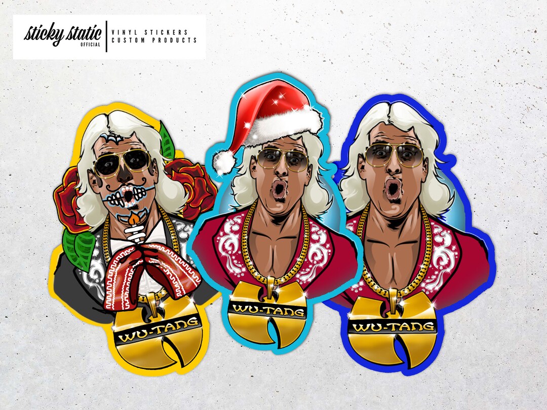 Ric Flair Wooo Sticker for Laptop, Notebook, Cellphone, Bicycles ...
